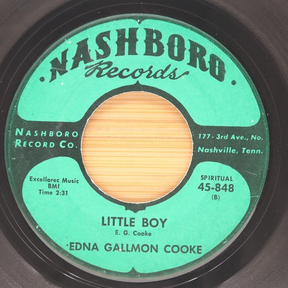 Media | Edna Gallmon Cooke Little Boy The Mule Talked Black Gospel 45 ...